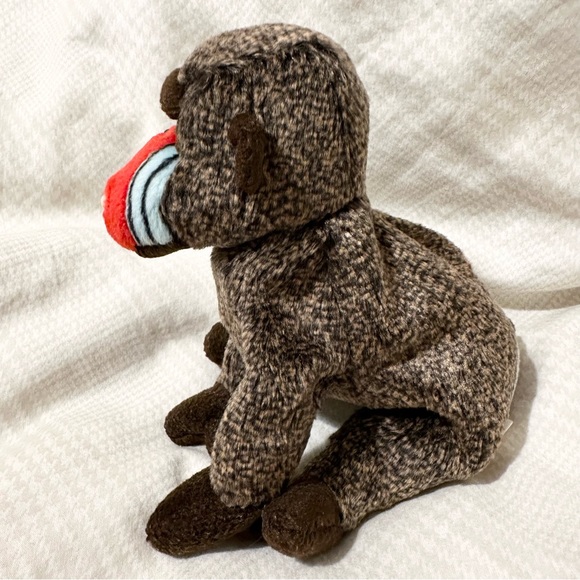 Ty | Toys | Vintage Ty Beanie Baby Cheeks The Baboon Plush Toy | Poshmark